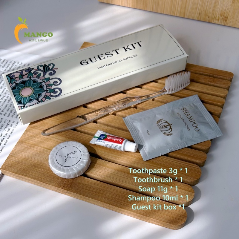 100SETS HOTEL GUEST KIT TRANSPARENT TOOTHBRUSH GUEST KIT | Shopee ...