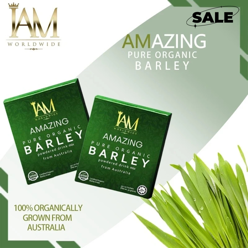 【Original】IAM Amazing Barley Pure Organic Barley Powder Drinks Original ...