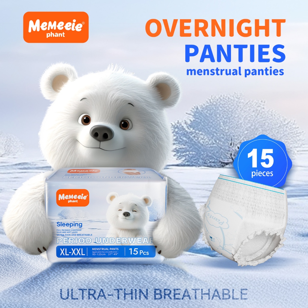 Memeeie overnight period nighttime menstrual underwear sleep friendly ...