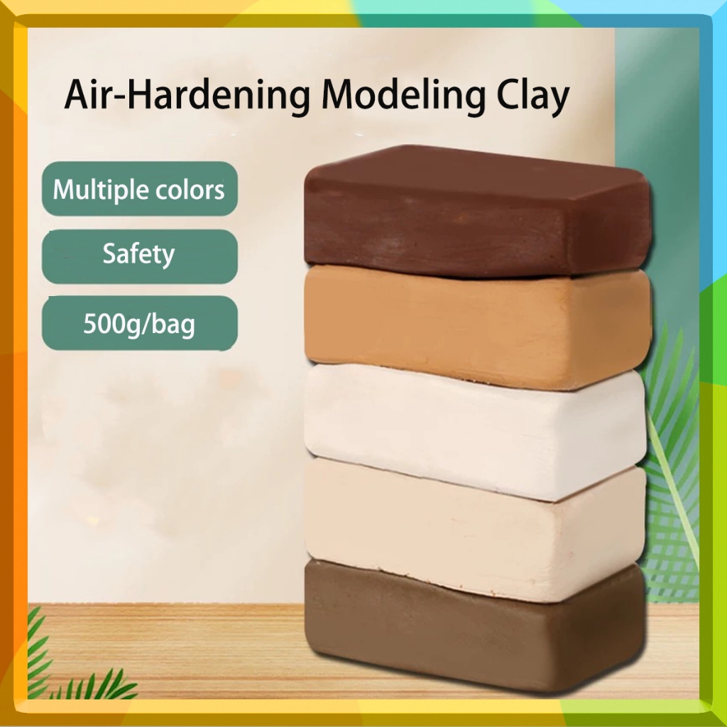 500g Air Dry Clay | Self-Hardening Pottery Clay | Porcelain Clay for ...