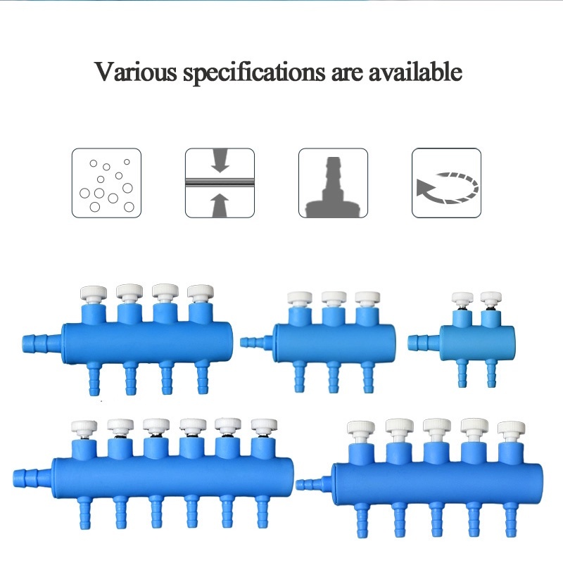 Air Pump Hose Splitter Water Tube Connector Fish Tank Oxygen Regulating ...