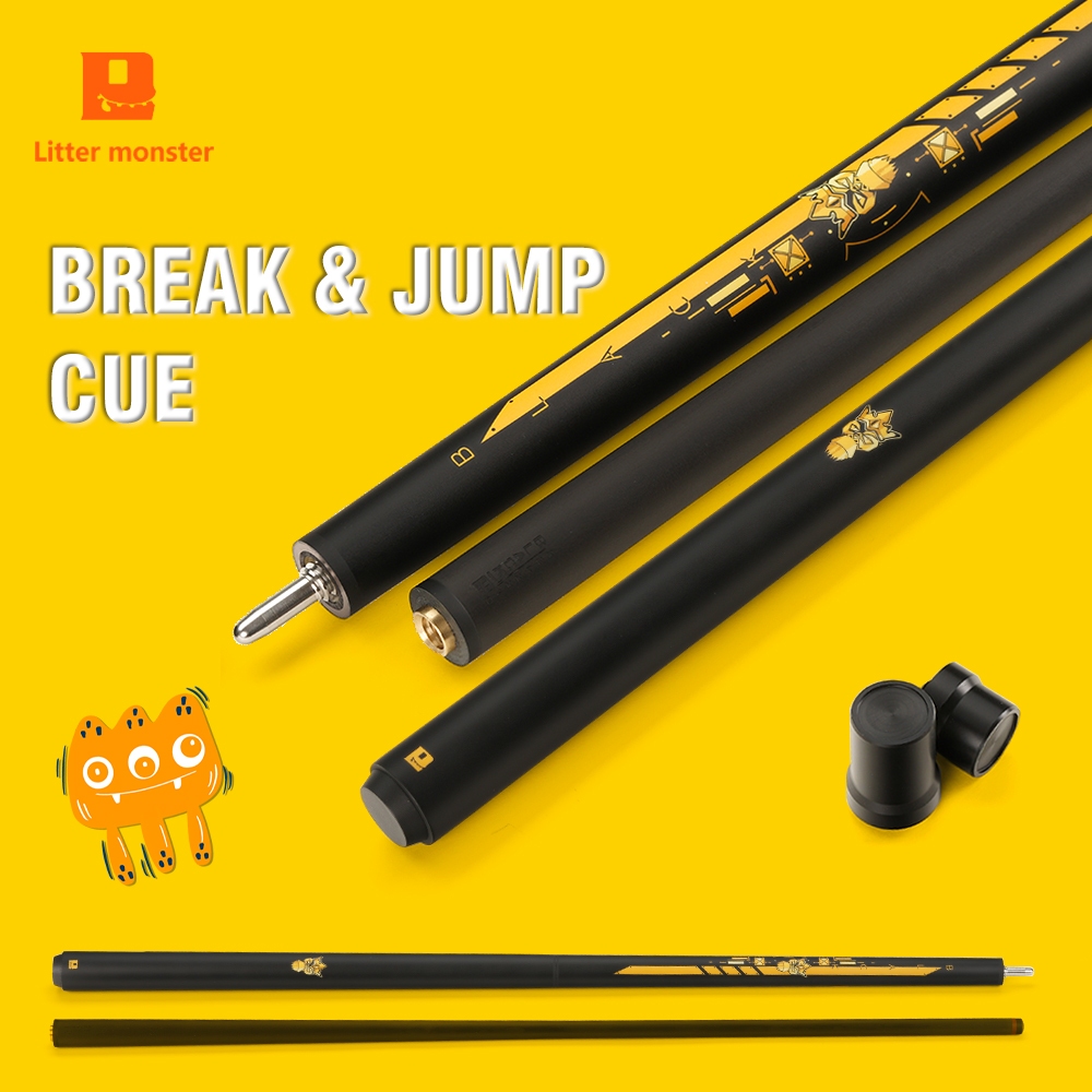 Little Monster Carbon Fiber 3 Pieces Punch Break Jump Cue 147cm 12.9mm ...