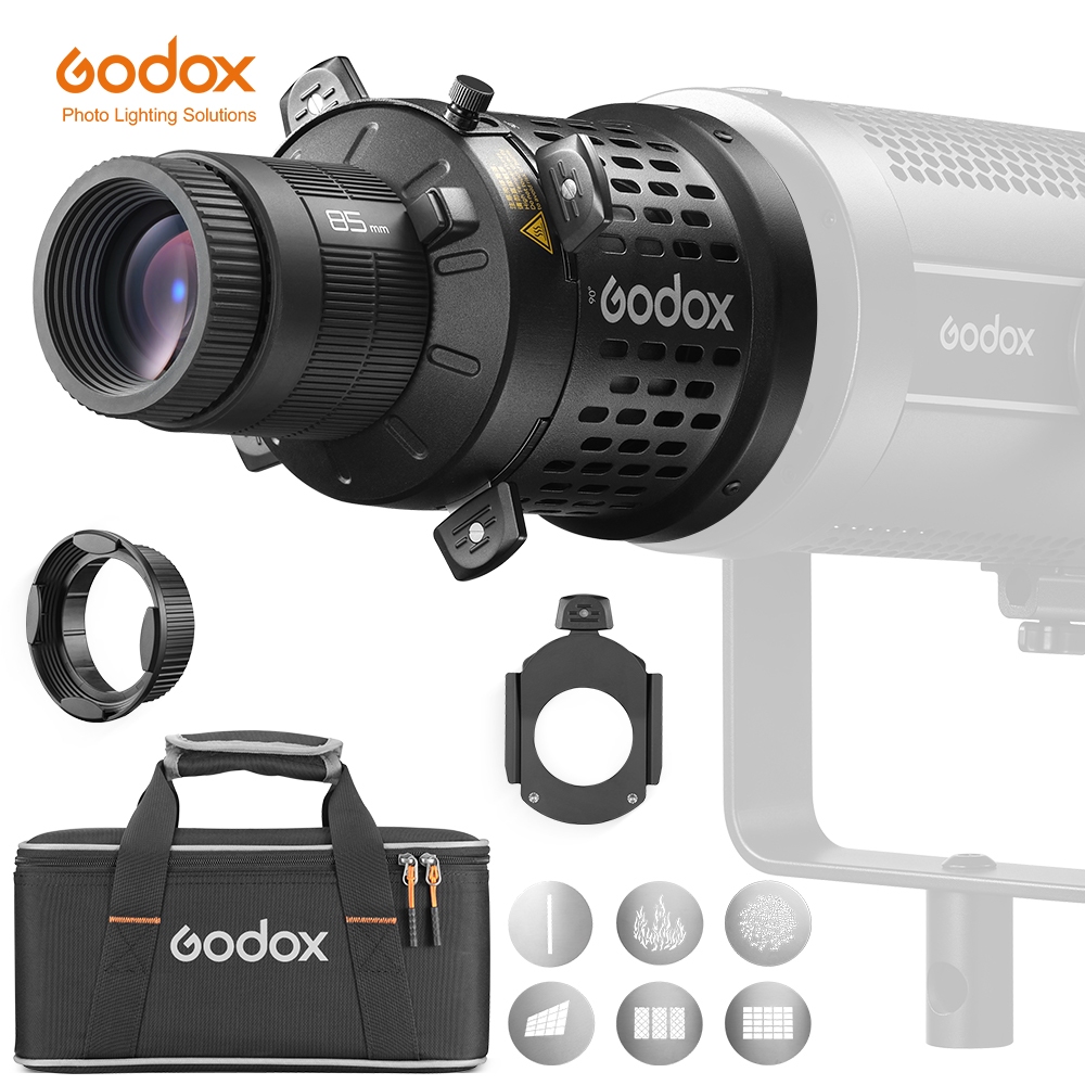 Godox BLP LED Projection Attachment 360° Rotation, Bowens mount, Clear ...
