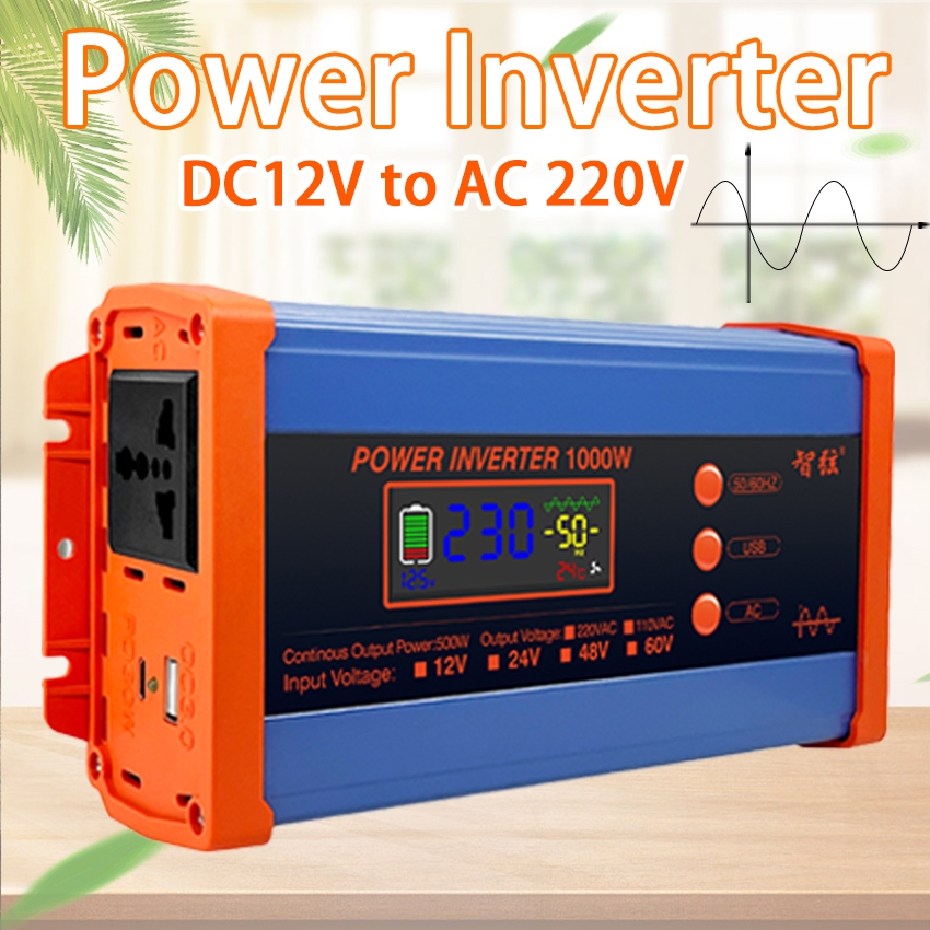 60hz Pure Sine Wave Inverter 1000W 3000W Power Solar Car Inverters With ...