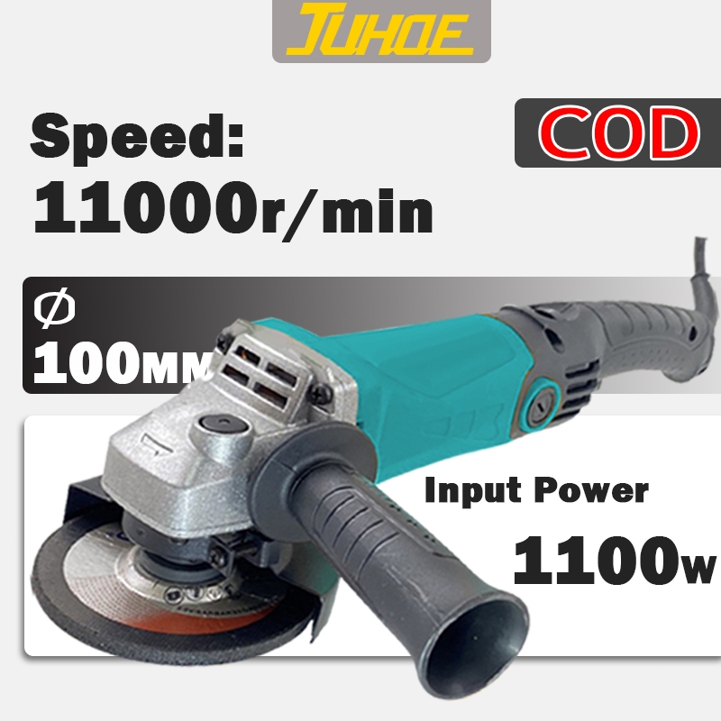JUHOE Professional 4'' Heavy-Duty Angle Grinder (100mm) Cutting ...