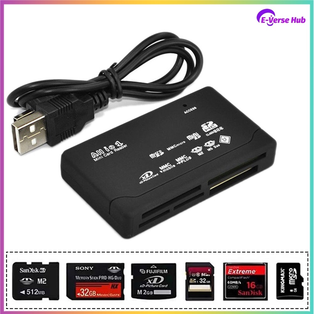 Universal USB Reader All in One Memory Card Reader Mini External SD ...