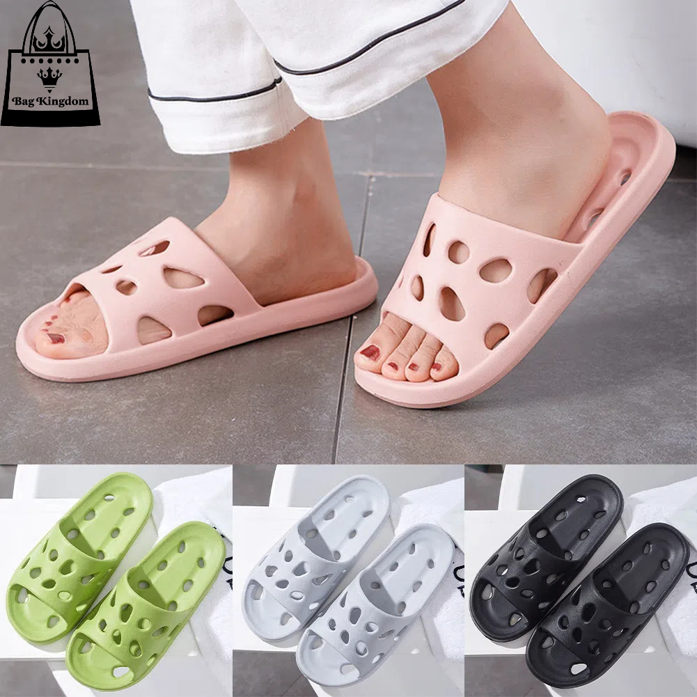 Quick Drying Hole Shower Slipper Breathable Bathroom Slipper Indoor Non ...