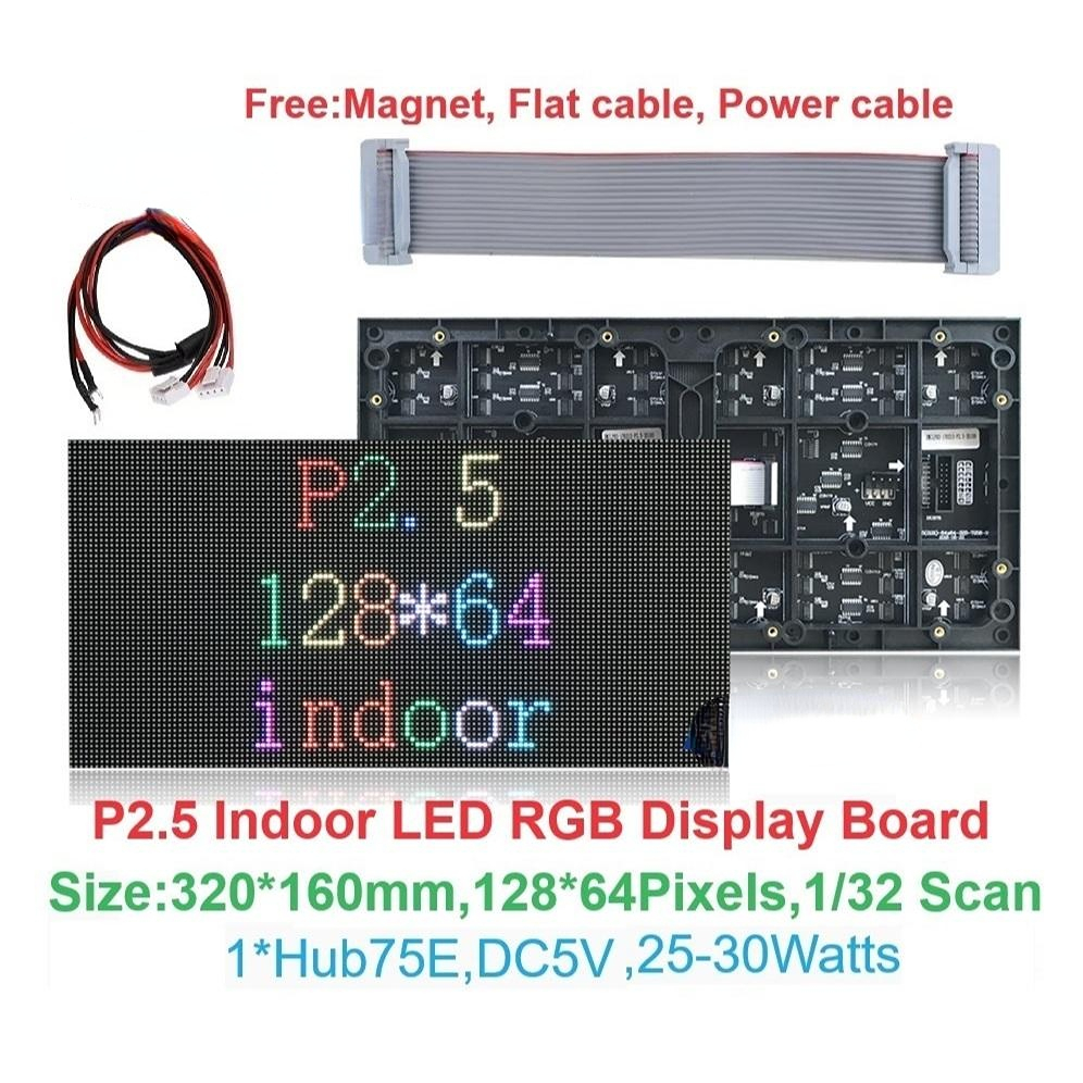 【Limited Time Sale】 P2.5 Indoor Full Color LED Wall Screen Panel LED ...