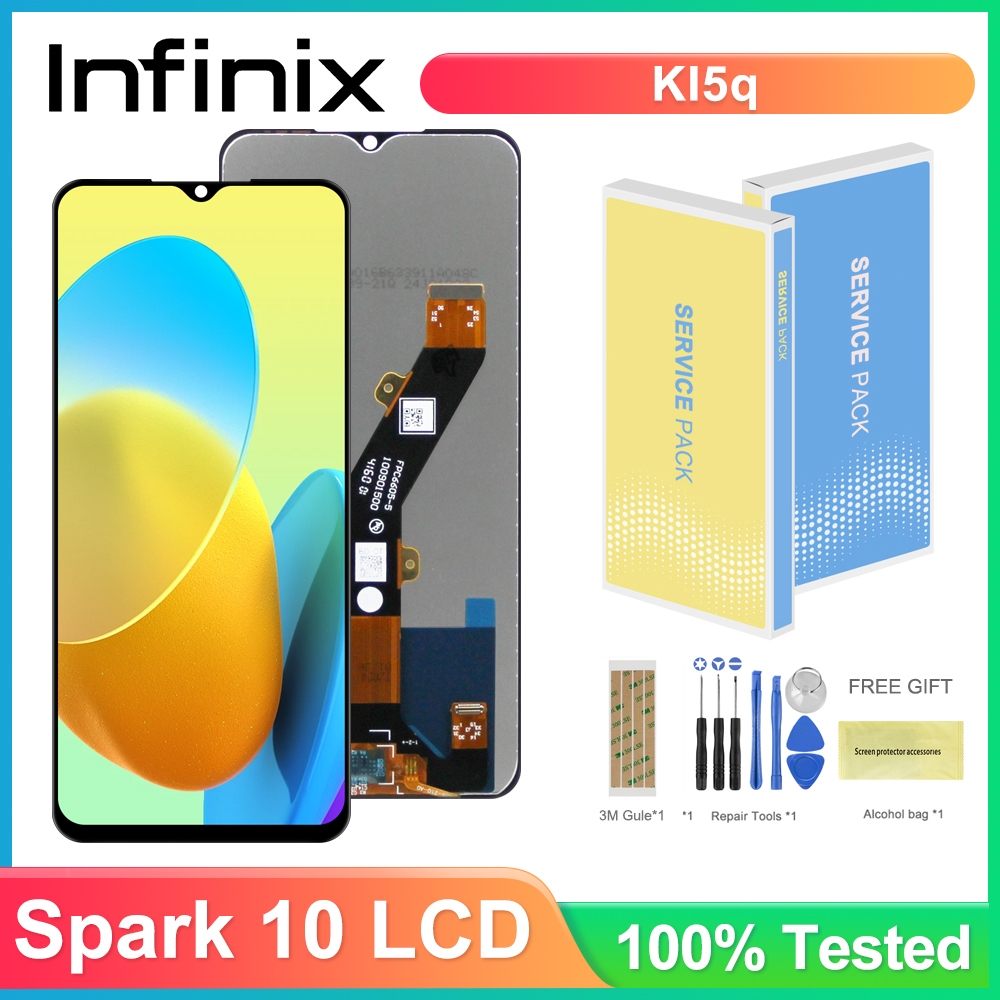 Original LCD For Tecno Spark 10 Tecno Spark 10 Pro LCD Display Touch Screen with Frame ...