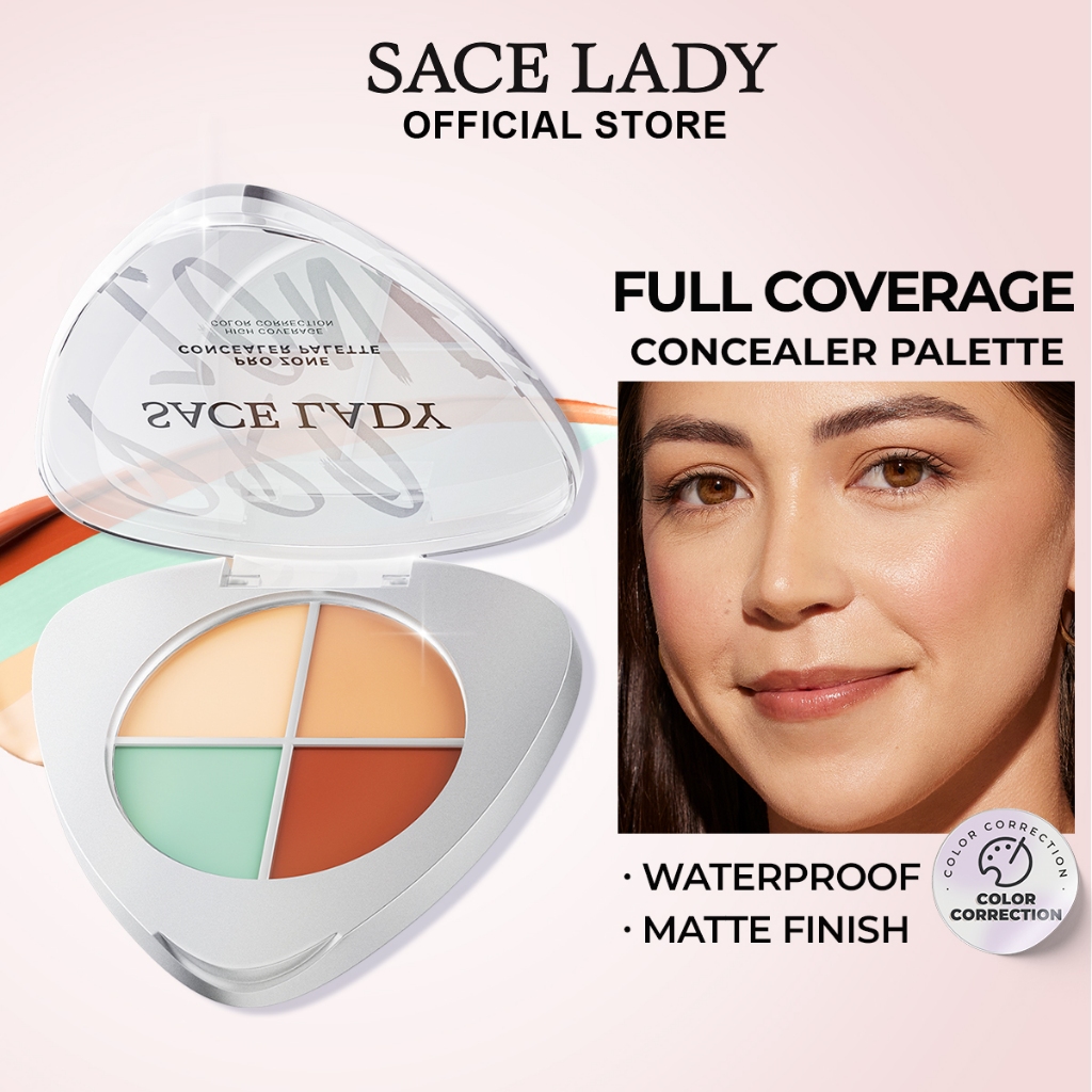 SACE LADY Concealer Palette Full Coverage Waterproof Face Make Up Color ...