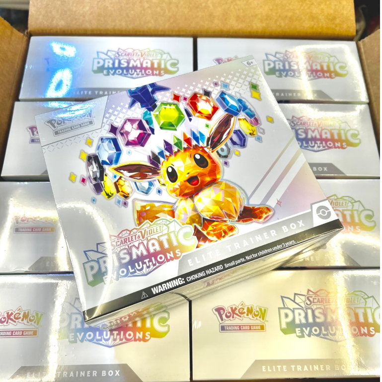 Pokemon ptcg Pokemon Trade Card US sv8.5 prismatic evolutionETB | Shopee Philippines