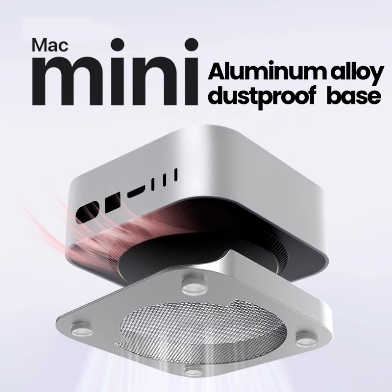 Lvseeman Mac mini M4/M4 Pro Dust Bracket Base Mac Mini 2024 Heat ...