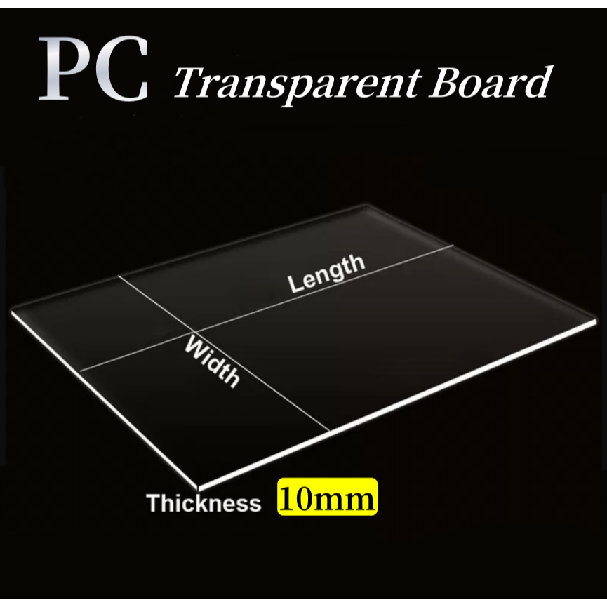 PC Sheets Polycarbonate Plate Plastic Transparent PC Endurance Board ...