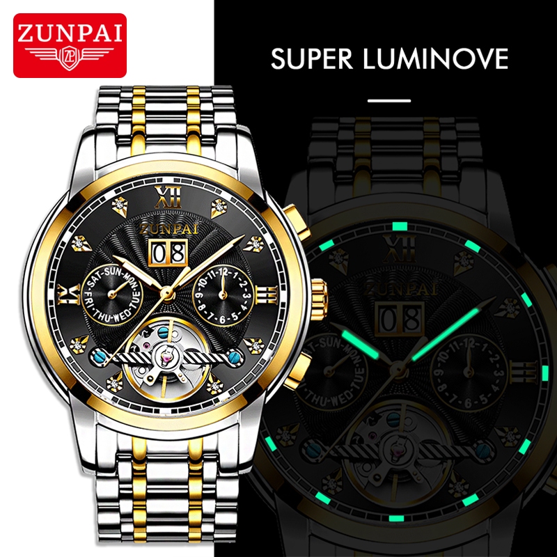ZUNPAI Automatic Mechanical Wrist Watch for Men Original Branded ...