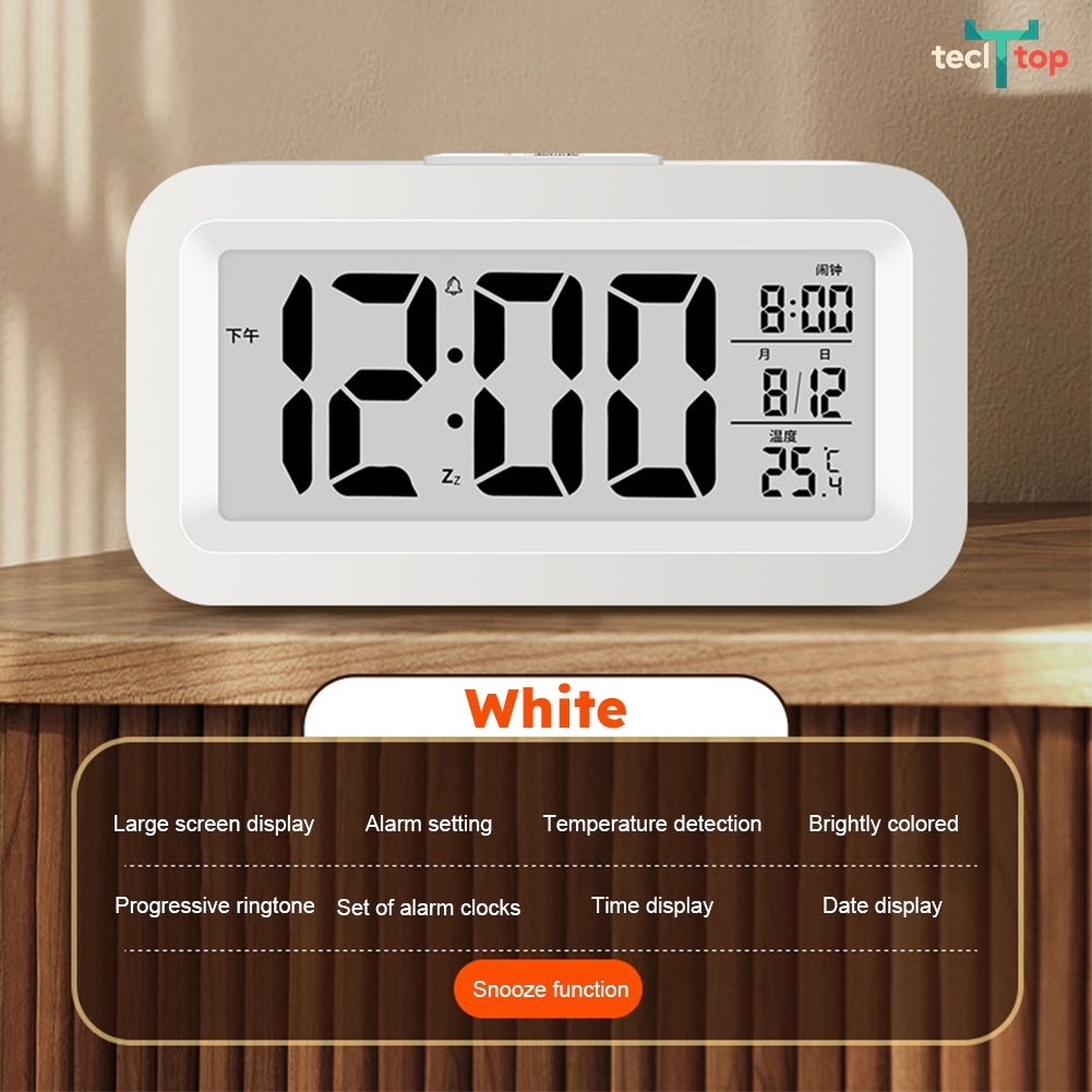 LED Digital Alarm Clock Table Alarm Clock Calendar Time Multifunctional ...
