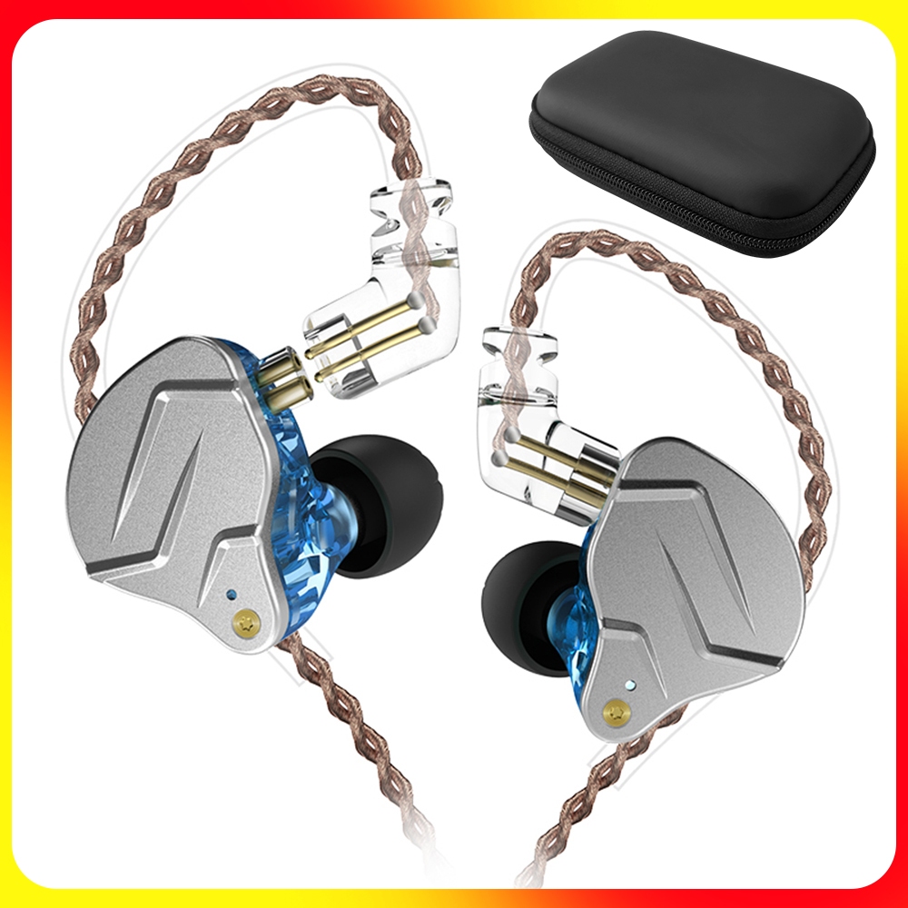 Uareliffe KZ ZSN Pro Wired Earbuds Add Case In-ear Monitor Hybrid ...