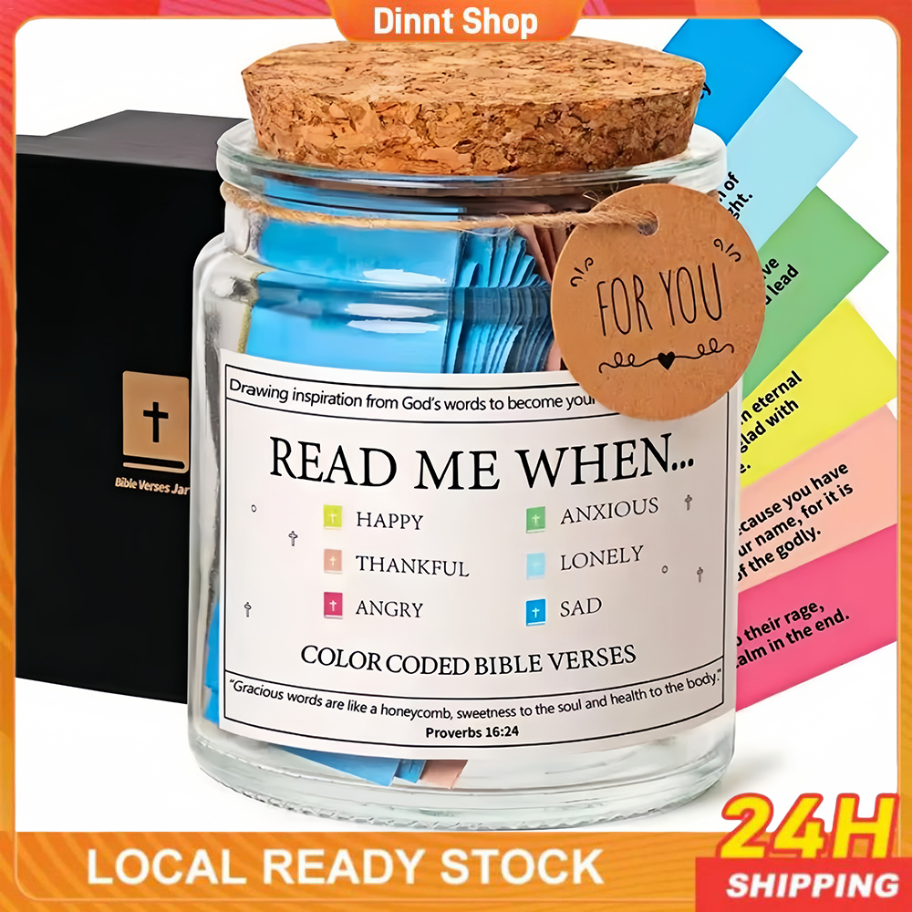 Bible Verses in a Jar Small & Creative Colorful Bible Verses Jars Holy ...