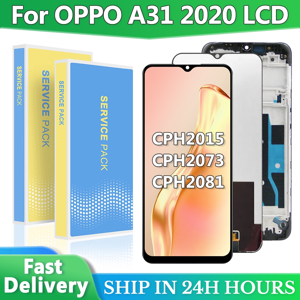 Original LCD For OPPO A31 2020 LCD With Frame Display Touch Screen ...