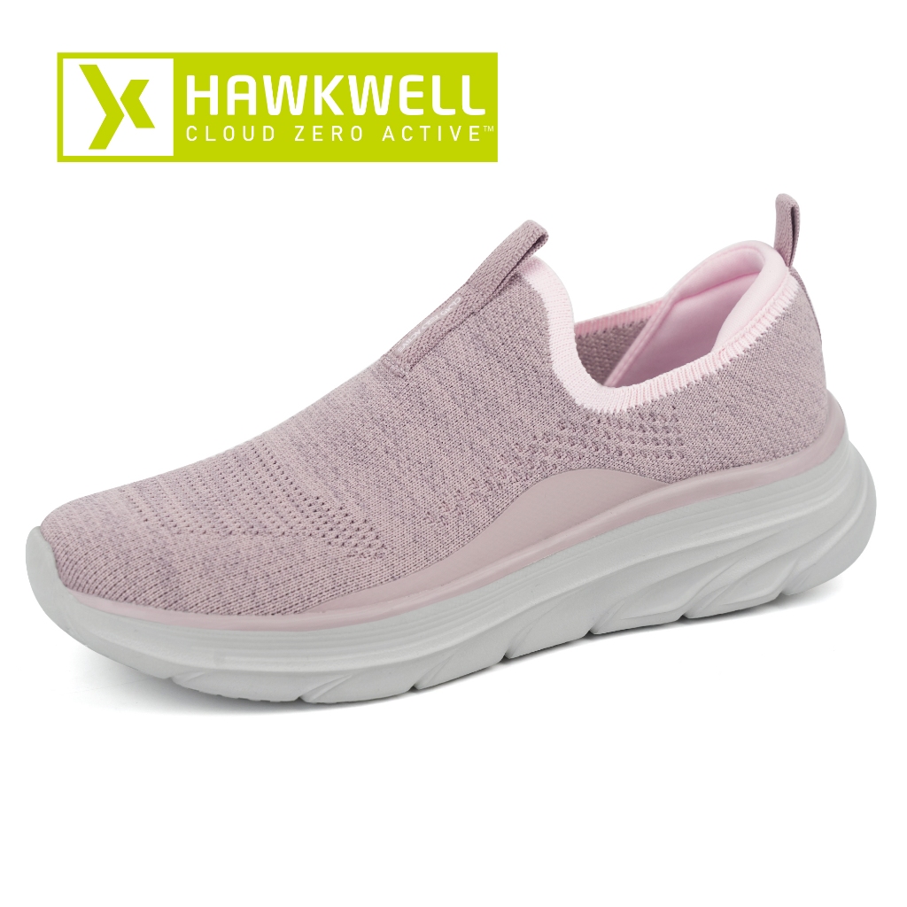 Hawkwell Women's Slip On Comfort Walking Shoes Lightweight Knit ...