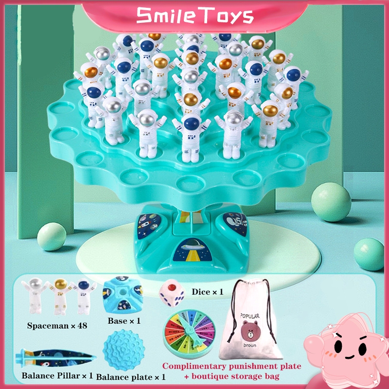 SmileToys Balance Astronaut Children Puzzle Board Game Space 48pcs ...