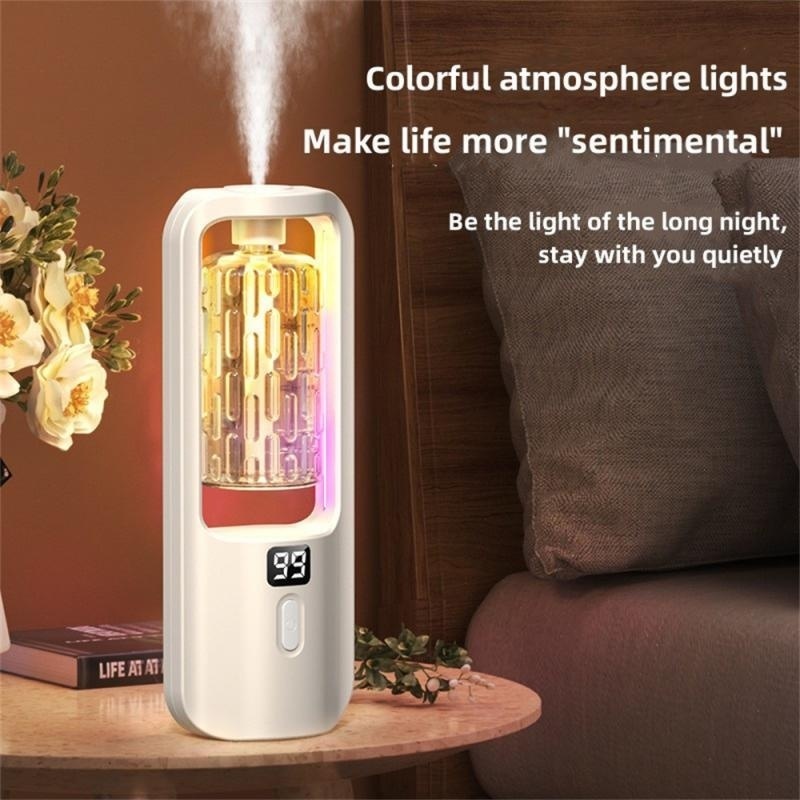 Digital display Rechargeable Fragrance Machine Automatic Aroma Diffuser ...