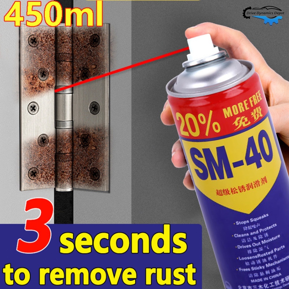 450ml Rust Remover Spray Multi-Use Penetrating Oil Rust Remover Anti ...