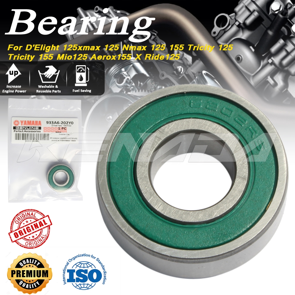 YAMAHA FOR BEARING CRANKCASE COVER 933A6-202Y0 FOR NMAX/AEROX/M3/GRAVIS/GEAR/FAZZIO/MIO i125/MIO ...