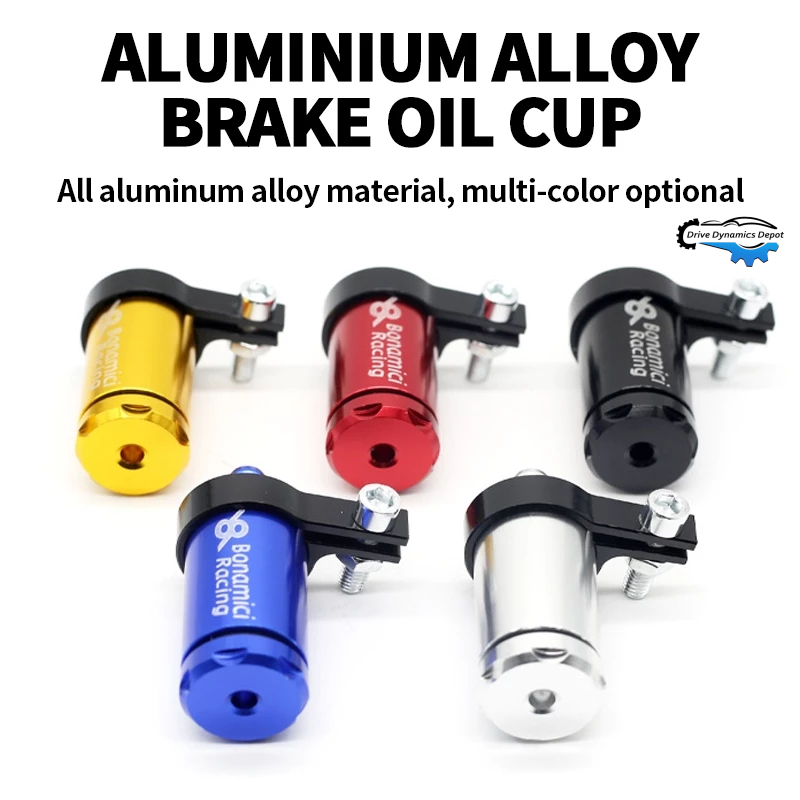 Bonamici CNC Aluminum Oil Tank For Motorcycles + 10cm Long Transparent ...
