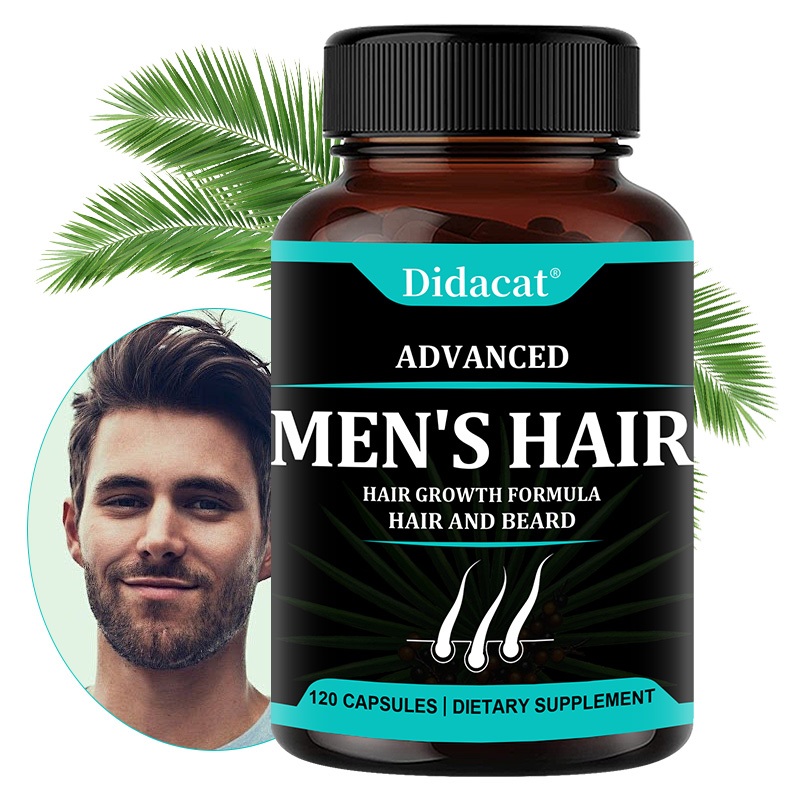 Didacat MEN'S HAIR Supplement, Supports Improvement of Hair Thinning ...