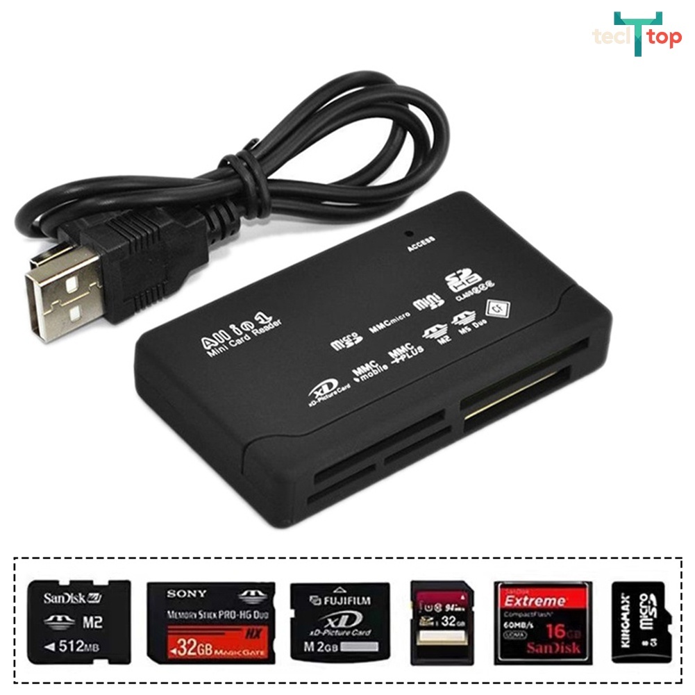 Universal USB Reader All in One Memory Card Reader For SD SDHC Mini ...