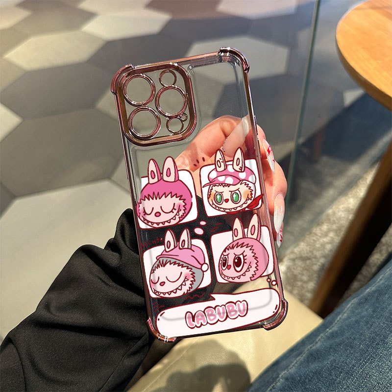 Labubu Phone Case for iPhone 16 11 15 14 13 12 Pro Xs Max XR X 7 8 Plus ...