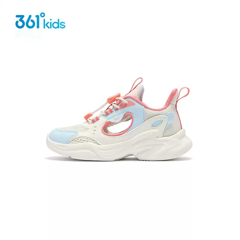 361 Degrees Boys And Girls Casual Shoes Large Mesh Hollow Children's Sports Shoes | Shopee ...