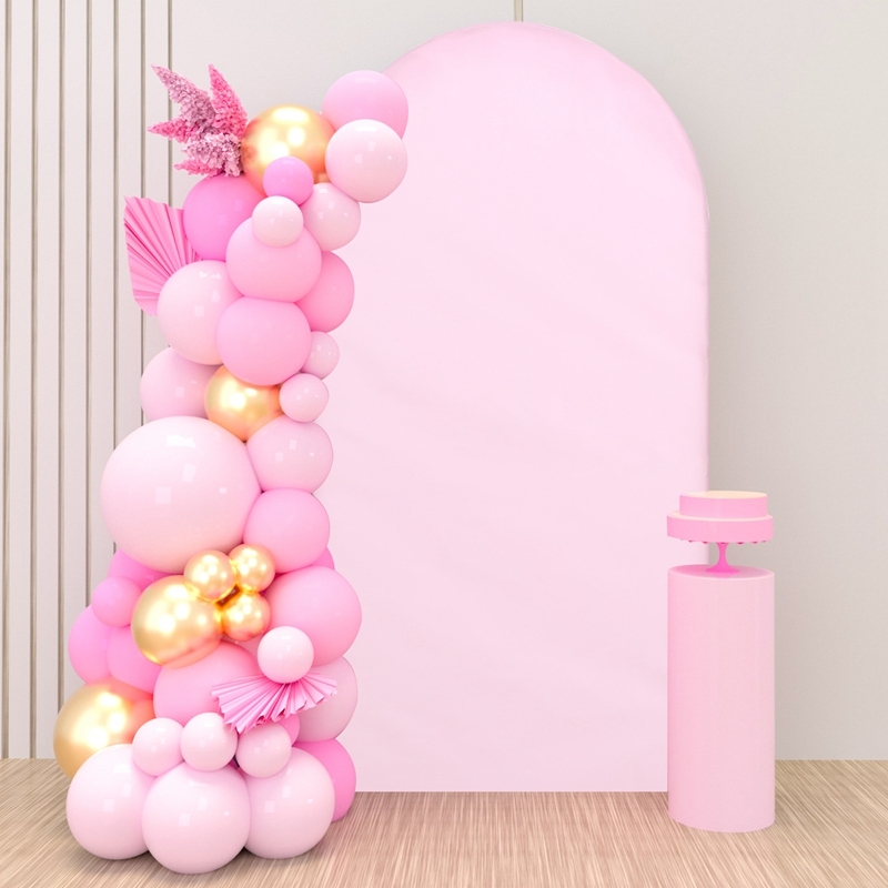 Light Pink Single-Sided Arch Backdrop Cover Arch Backdrop Stand Cover ...