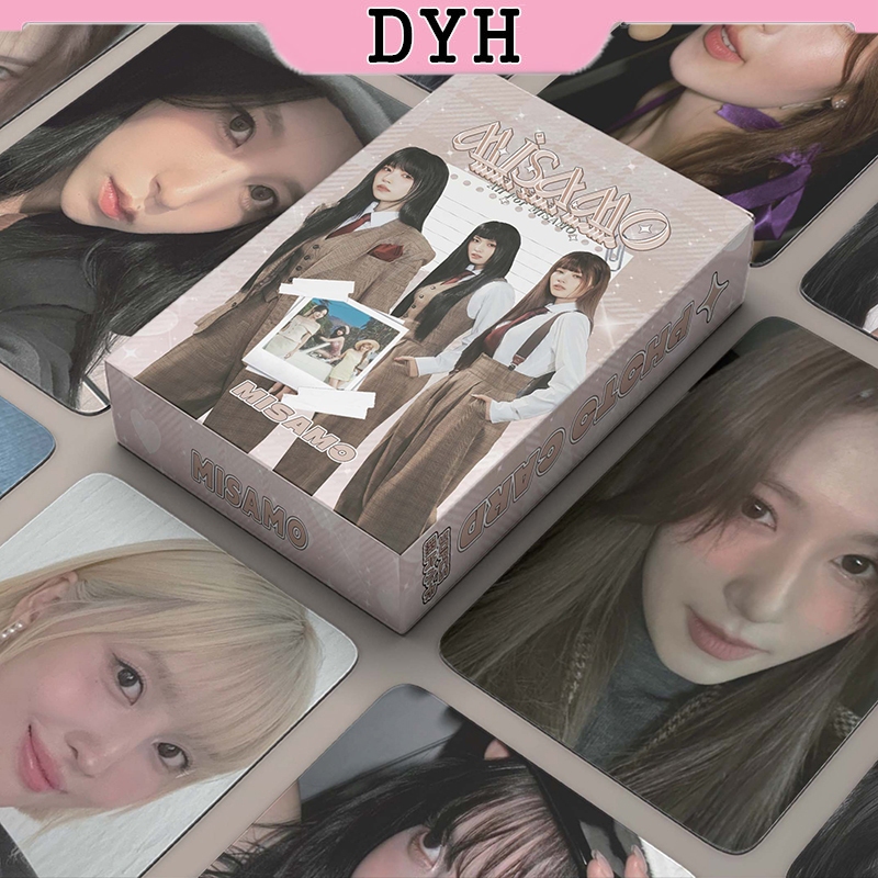 DYH 50pcs/box TWICE MISAMO Laser Card Photocards LOMO Card KPOP Album | Shopee Philippines