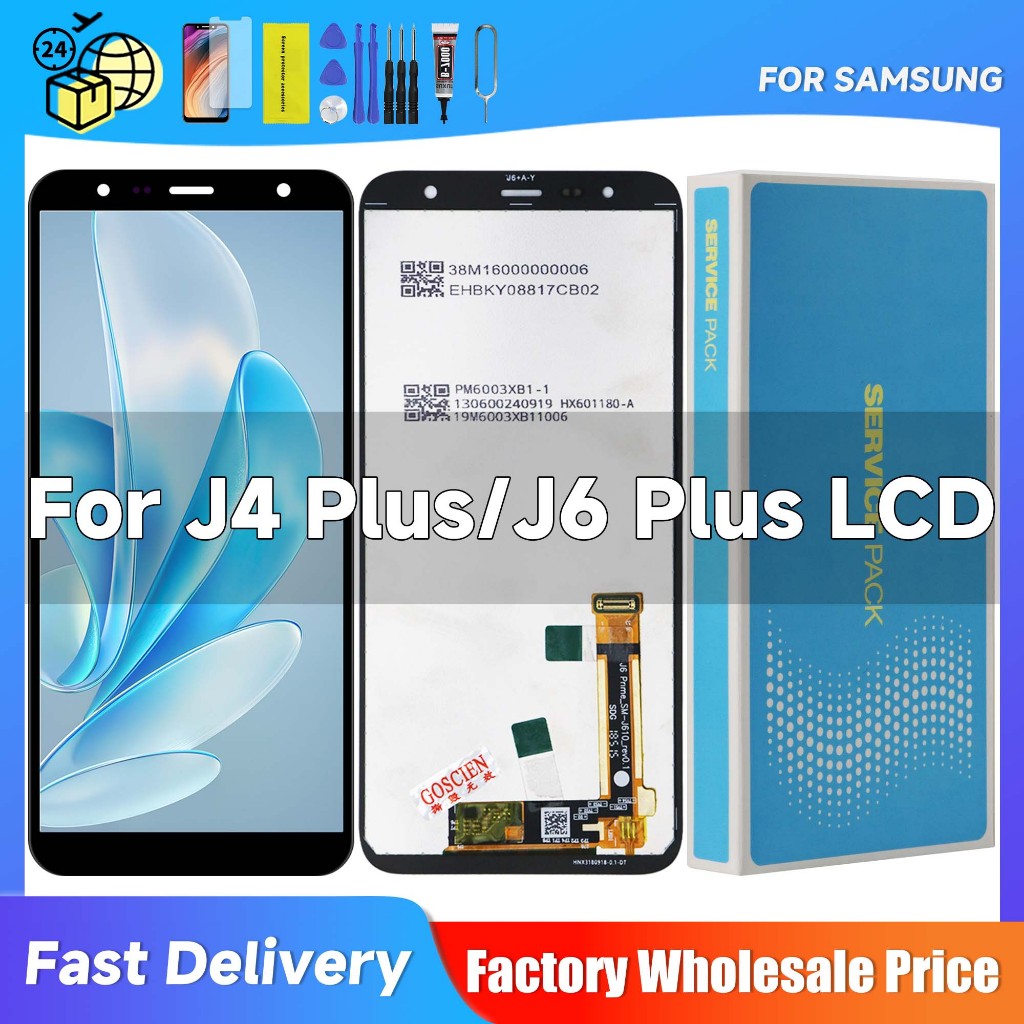 LCD For Samsung Galaxy J4 Plus J415 J4+ SM-J415F J415FN J6 Plus J610 J610F J610FN Display Touch ...