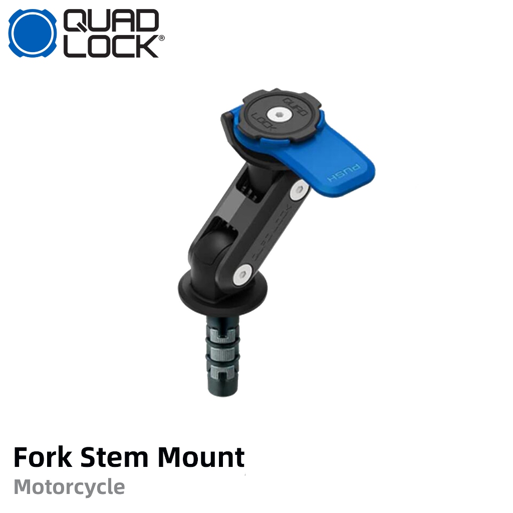Quad Lock Motorcycle Fork Stem phone Mounts original quadlock mounts ...
