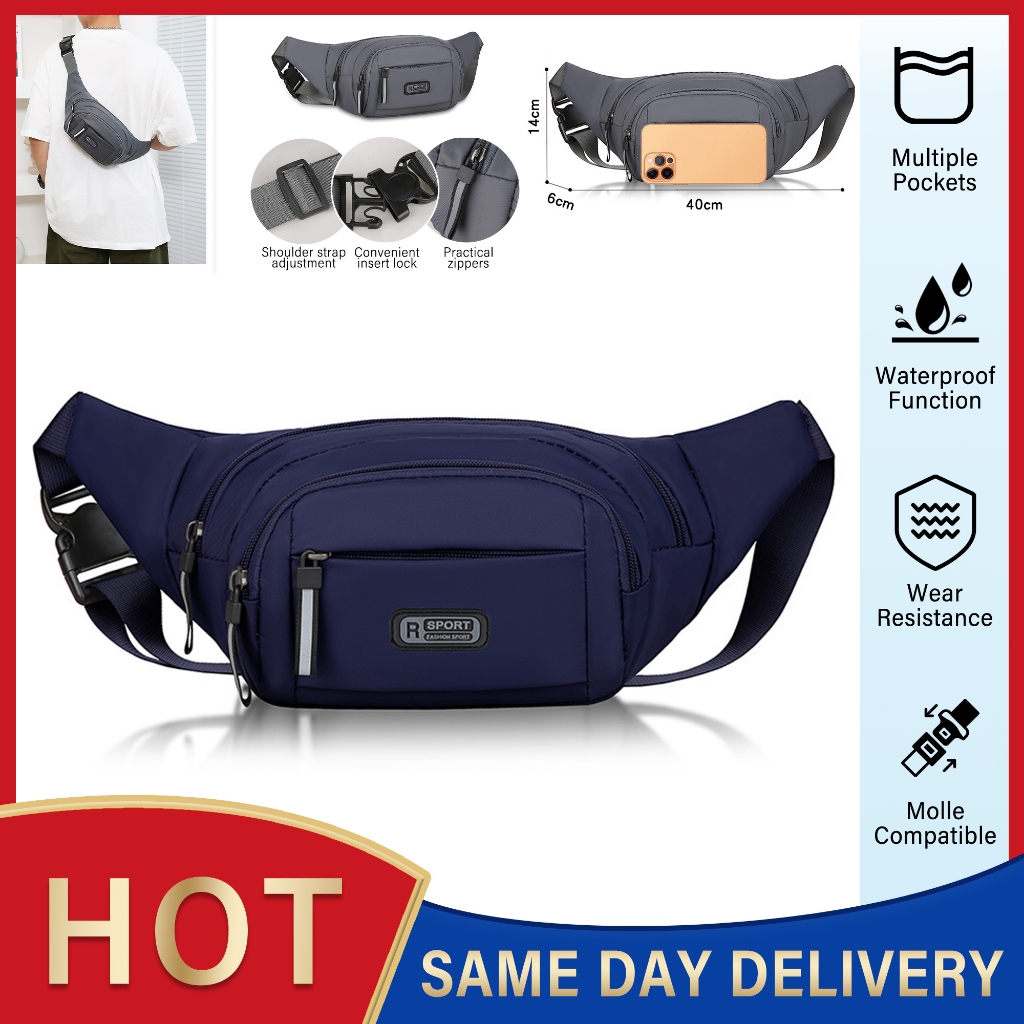 Beltbag for men Belt Bag for Men Waterproof Waist Bag for Men Built Bag ...