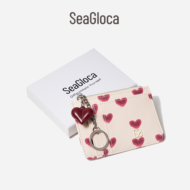 SeaGloca Valentine's Day New Limited Card Bag Coin Purse Love Hanging ...