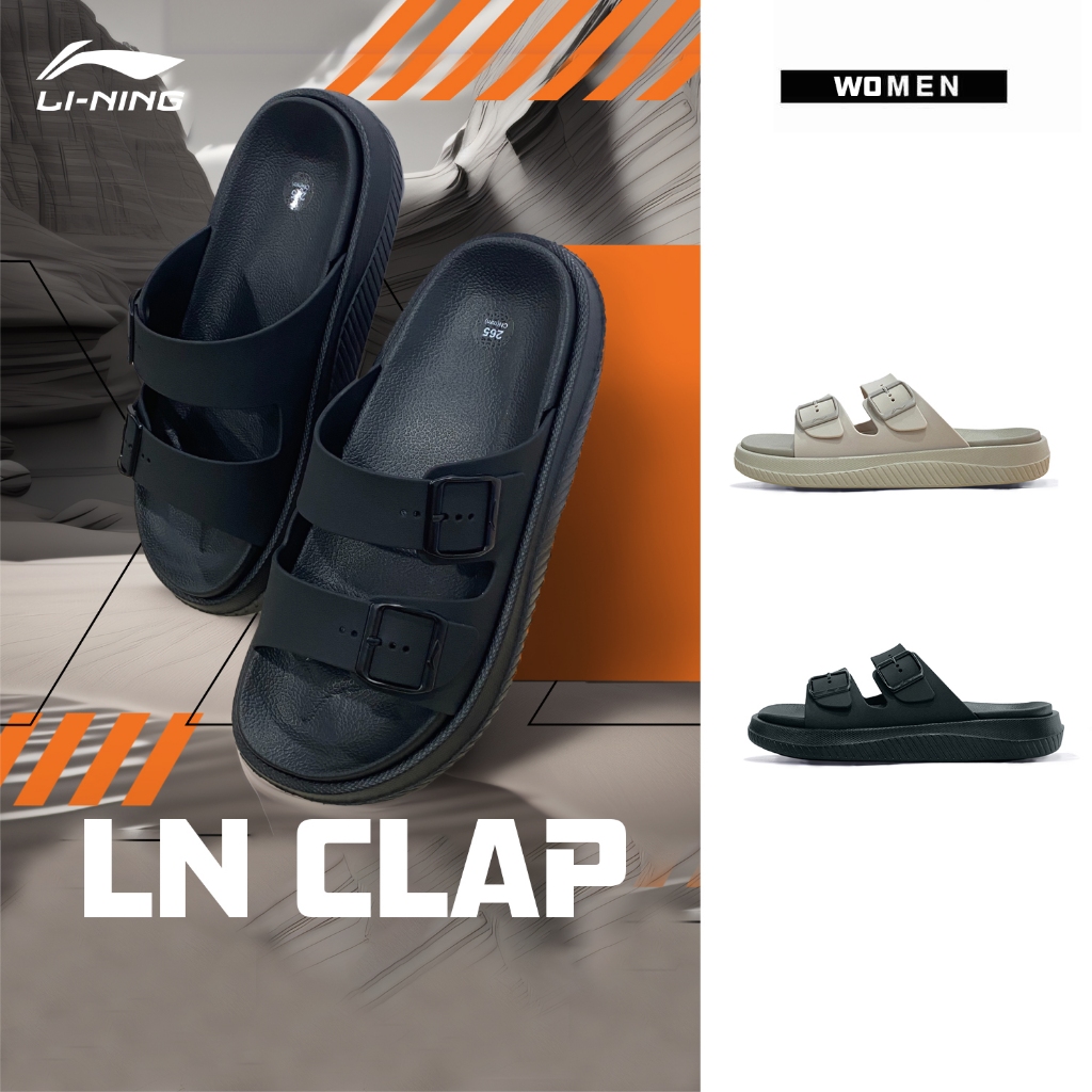 LI-NING LN CLAP Women Sandals Professional Sports Shoes Slippers ...
