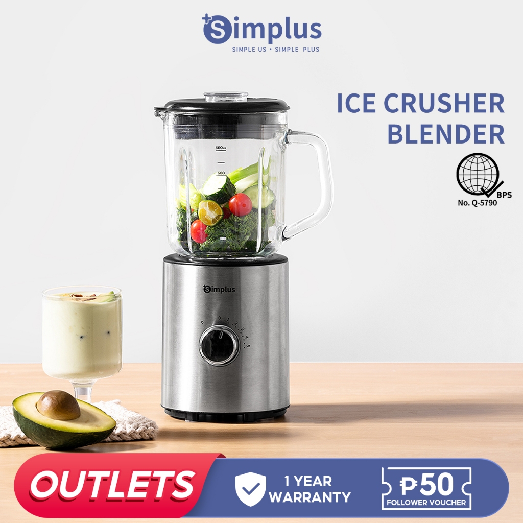 Simplus Ice-Crushing Blender Heavy Duty Juicer Multifunctional for ...
