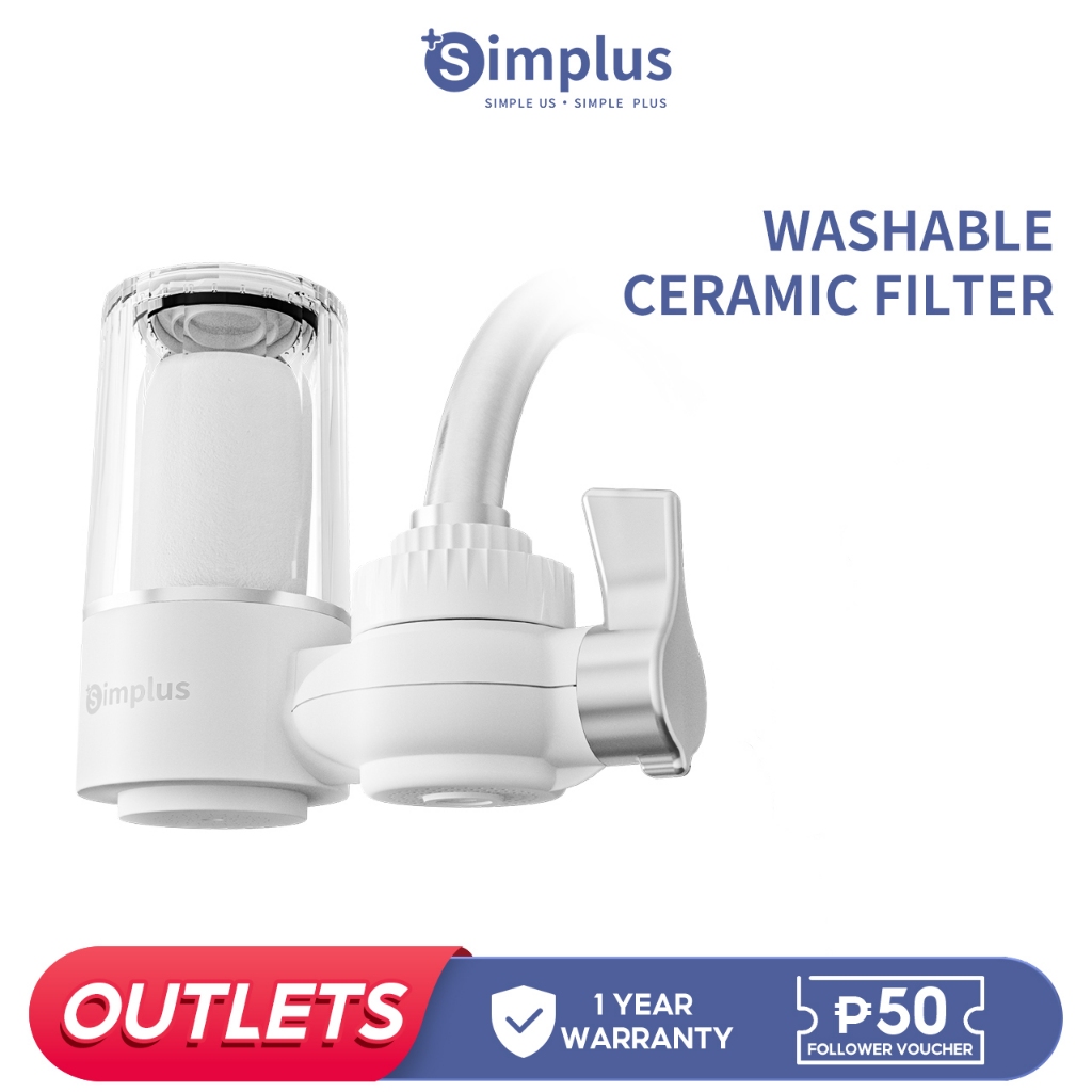 Simplus Water Purifier Tap Water Filter 2 Water Outlets 7-Layer High-Efficiency Health Suitable ...