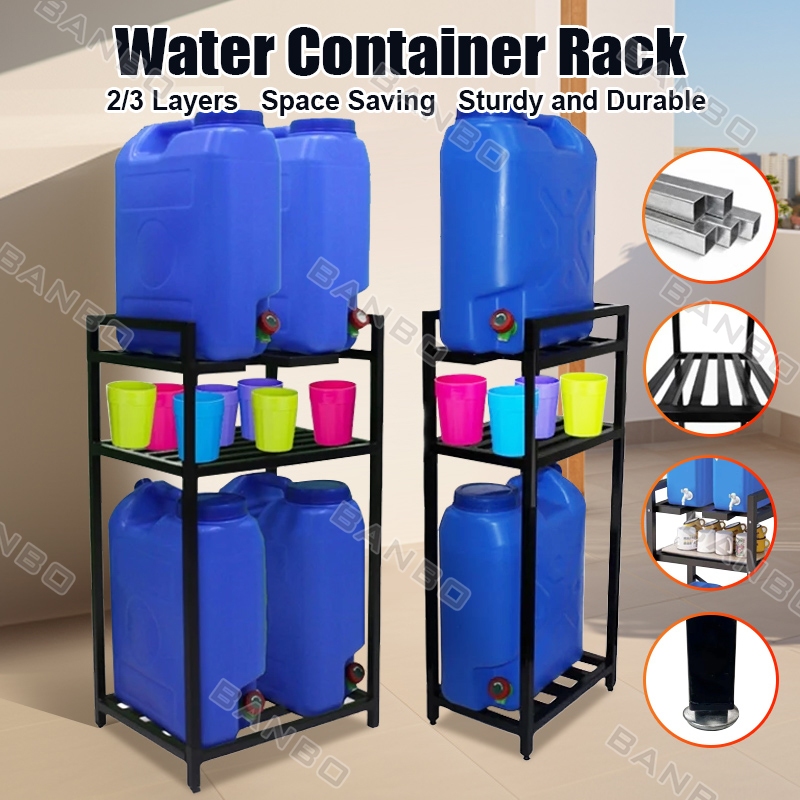 2/3 Layer Water Gallon Rack Stand Thickened Metal Rack for Water ...