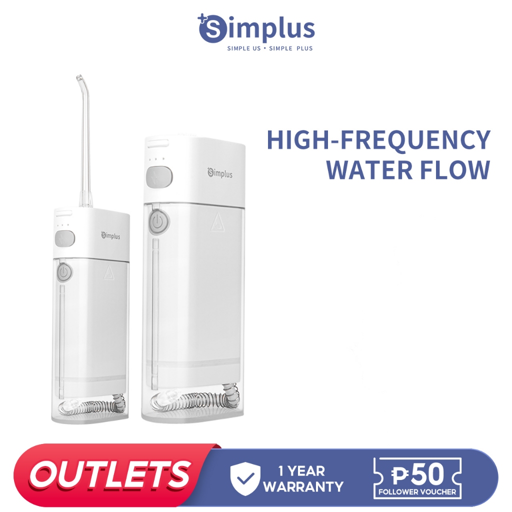 Simplus Oral Irrigator Water Flosser Portable Dental Cleaner With 110ML ...