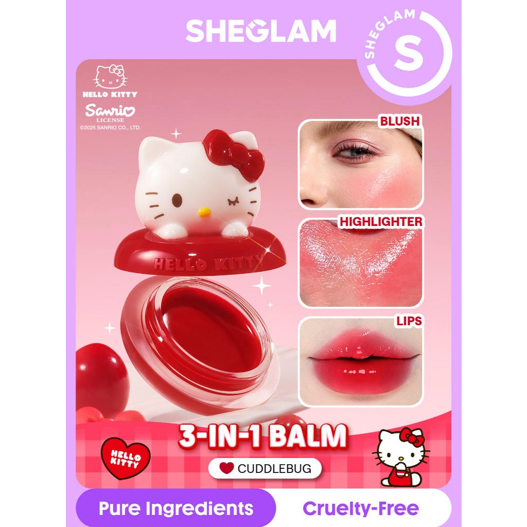 Hello Kitty | SHEGLAM True Love Dewy Multi-use Balm | Shopee Philippines