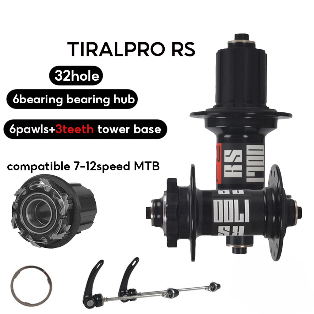 【Clearance Sale】TIRALPRO RS cycling hub 32hole bearing hub 120click ...