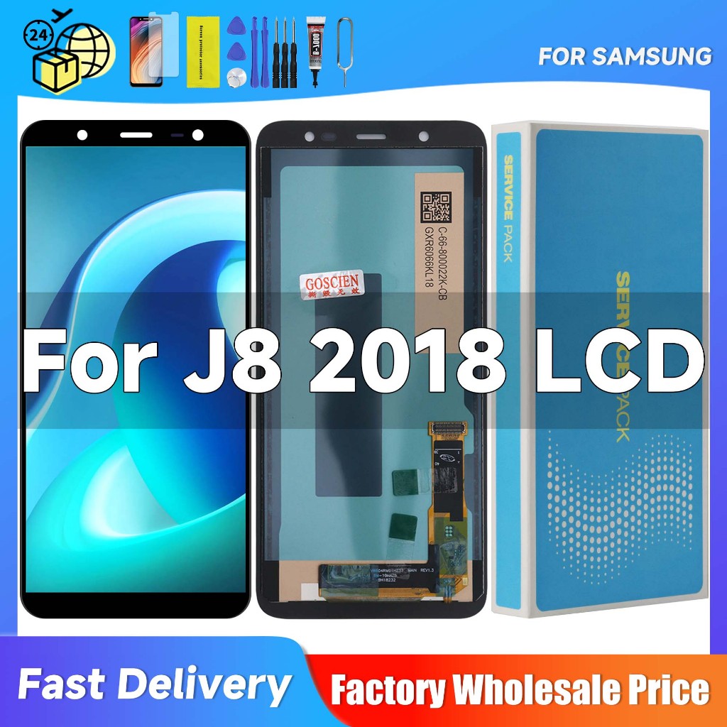 LCD Display For Samsung Galaxy J8 2018 J810 J800 Touch Screen Assembbly ...