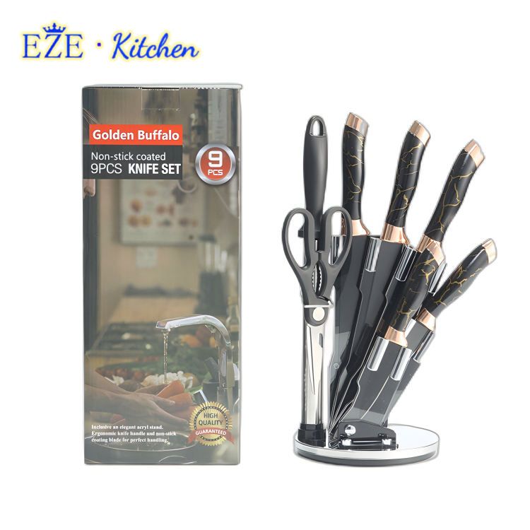 Kitchen set chopping boardni kuya knife original nife gyuto knife 9pcs ...