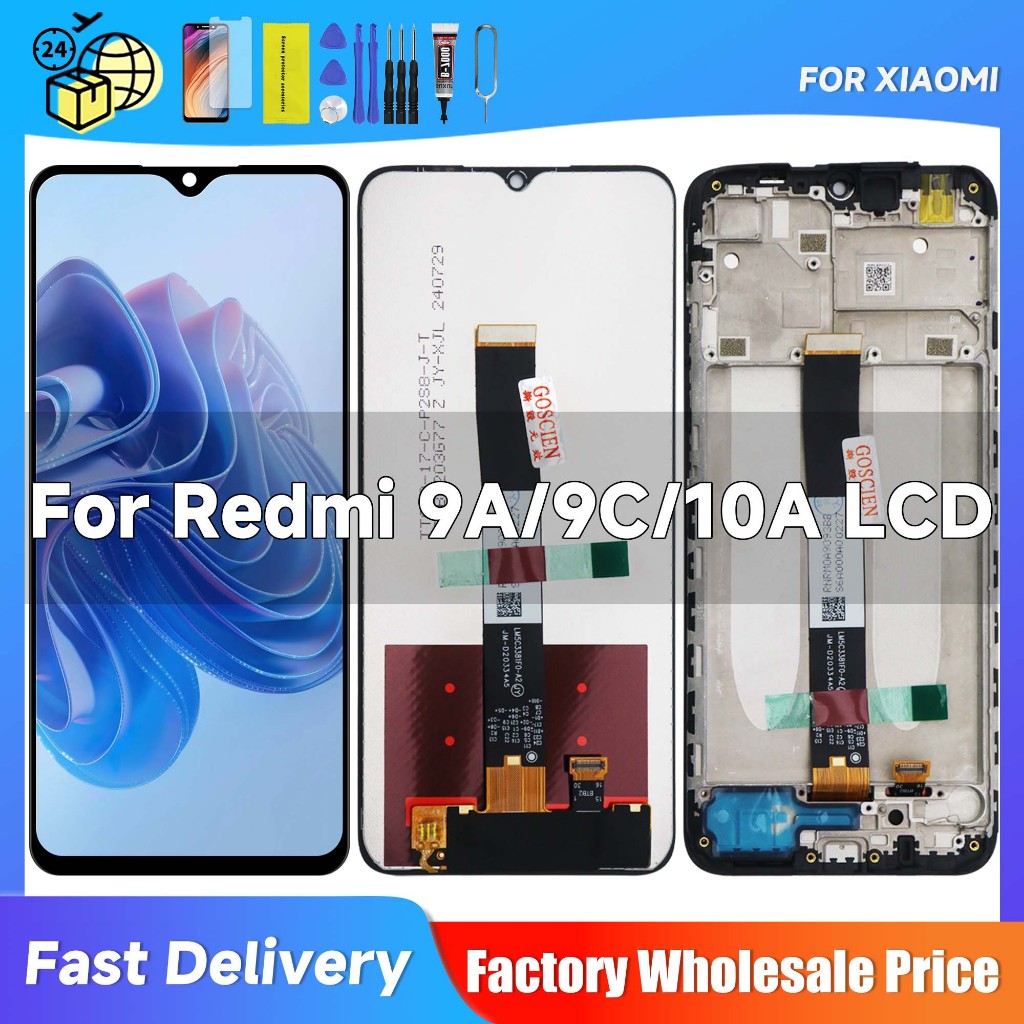Screen LCD For Xiaomi Redmi 9A 9C NFC 9AT 9i 10A M2006C3LG Display Touch Screen Digitizer ...