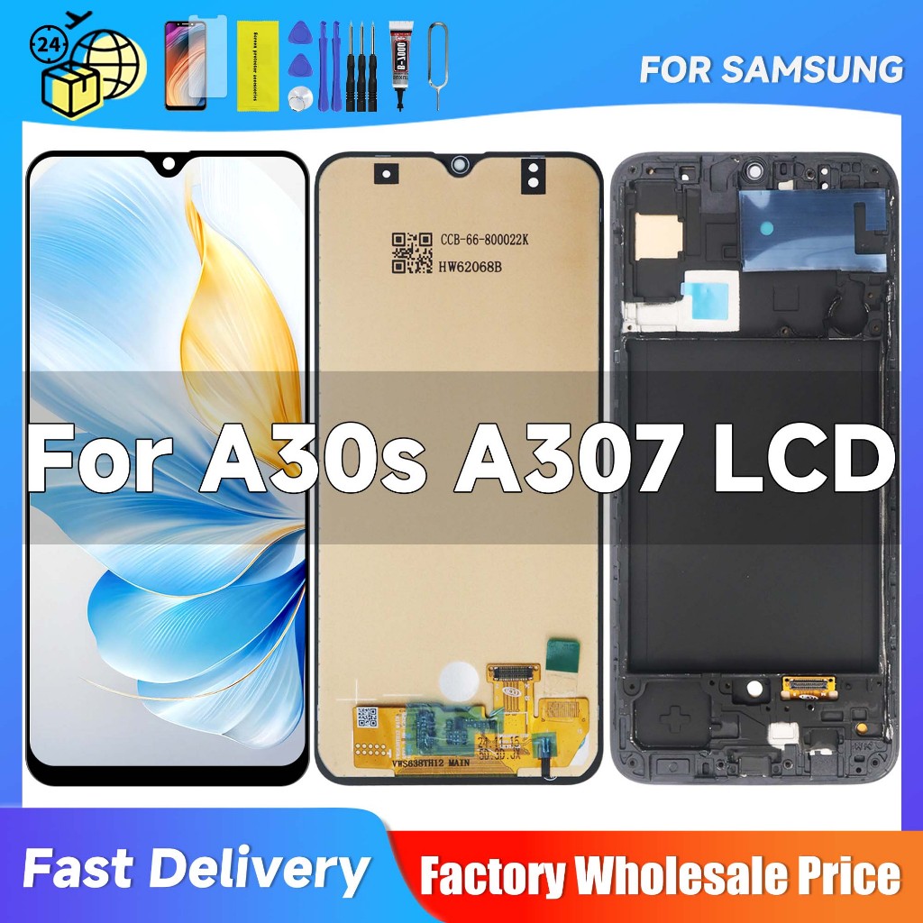 Display For Samsung Galaxy A30S A307 LCD Touch Screen Digitizer ...