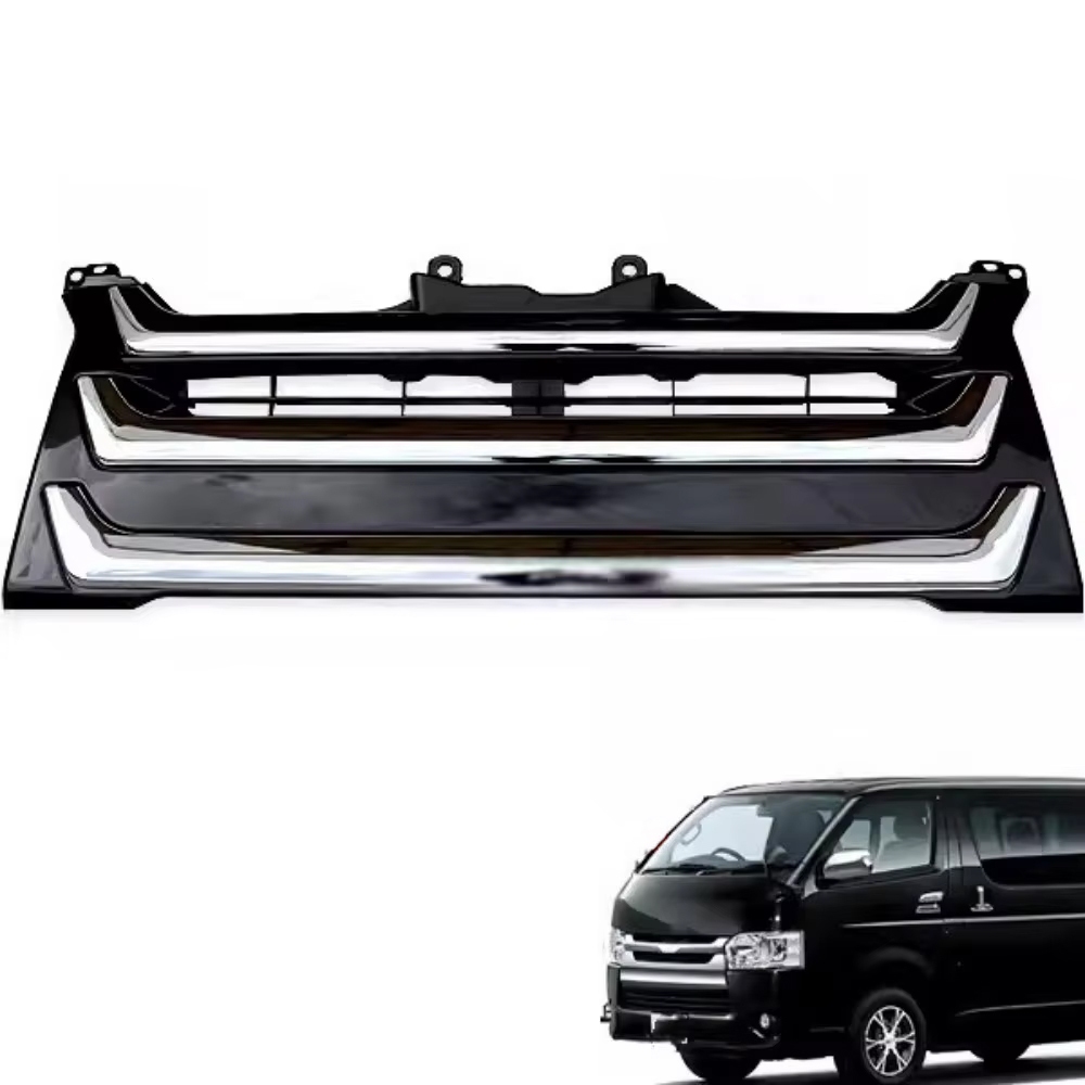 Modelista Grill Chrome for Toyota Hiace Commuter 2019-2024 Hi-ace supot ...